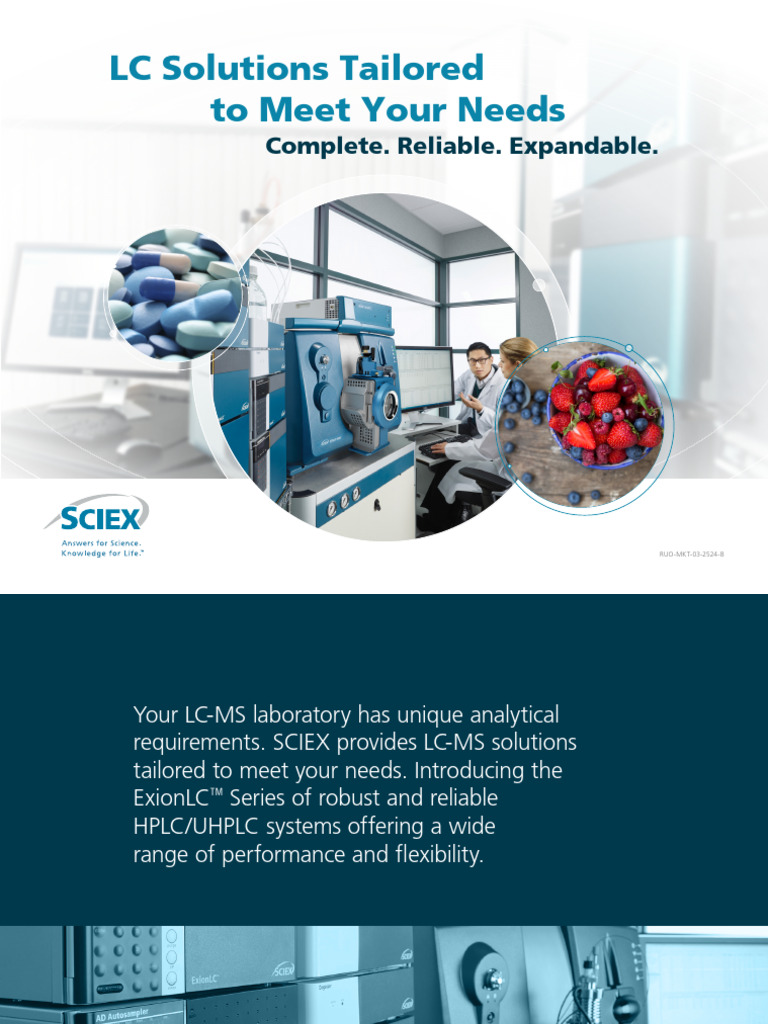 ExionLC Series Brochure New | PDF | Liquid Chromatography–Mass ...