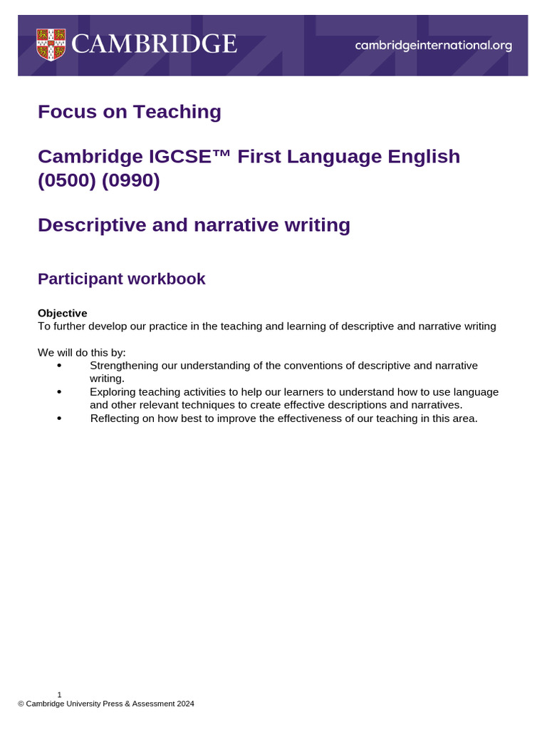 02 0500 FOT Participant Workbook | PDF | Learning | Vocabulary