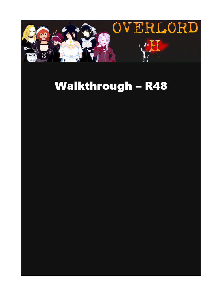 (Overlord H) Walkthrough - R48 | PDF