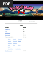 Event List For Pokémon H' Version | PDF | Computer File
