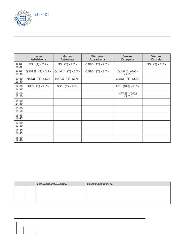 horario primero segundo cuatri | PDF | Ciencias fisicas | Ciencias ... horario primero segundo cuatri | PDF | Ciencias fisicas | Ciencias ...
