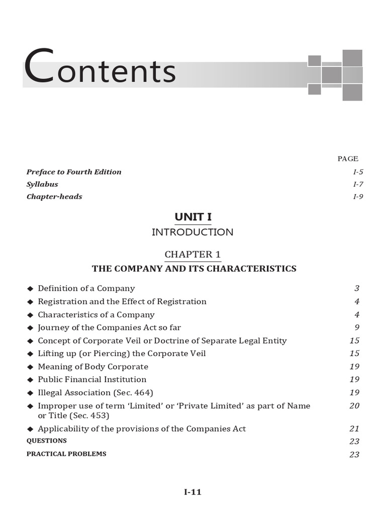 Comprehensive Guide to Company Law | PDF | Articles Of Association ...
