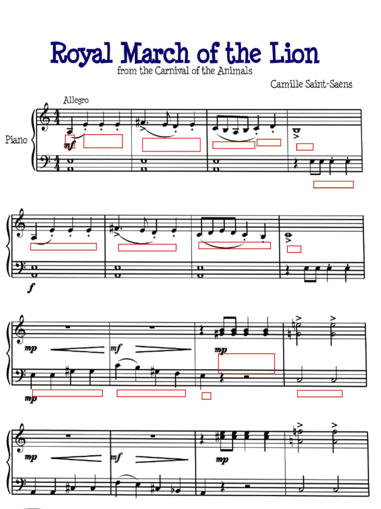 Royal March of The Lion | PDF