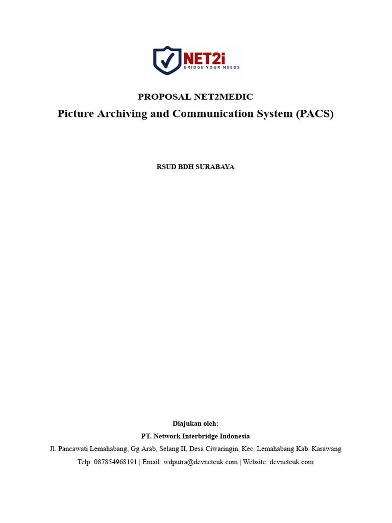 Implementasi PACS di RS BDH Surabaya | PDF