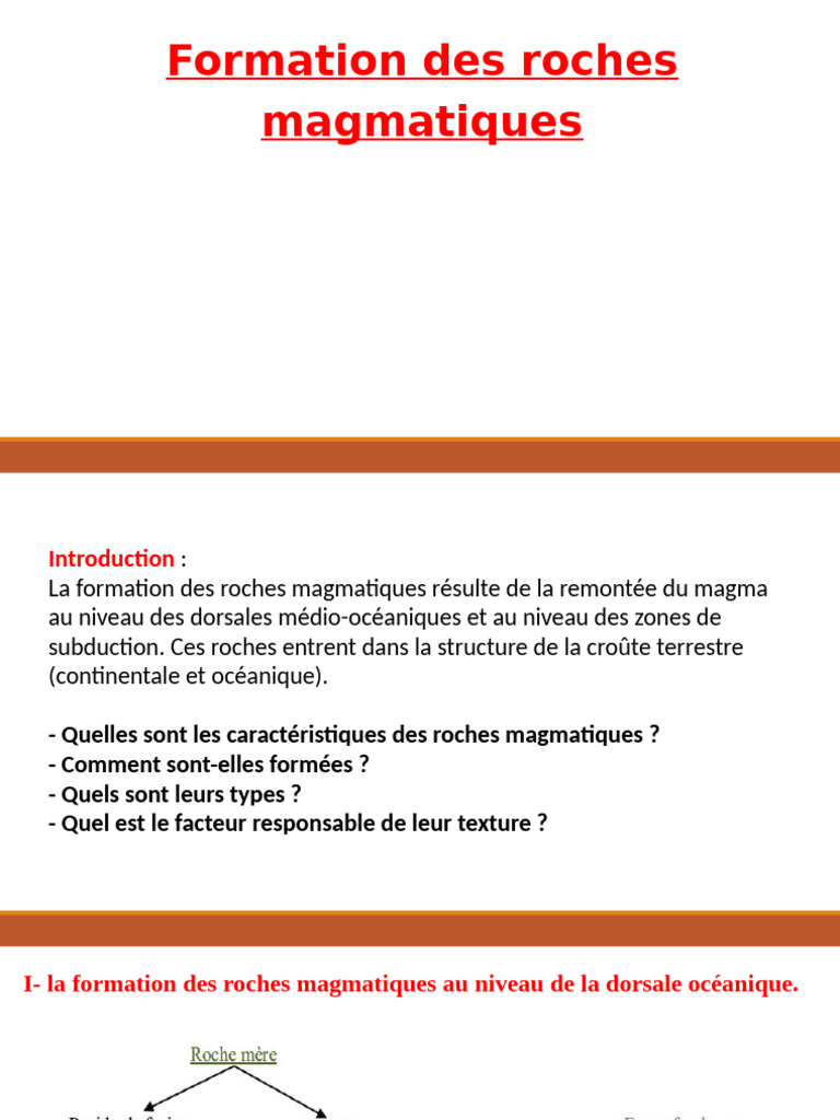 Les Roches Magmatiques | PDF | Granit | Magma