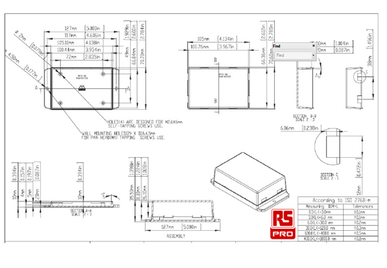Dimensions Boitier | PDF