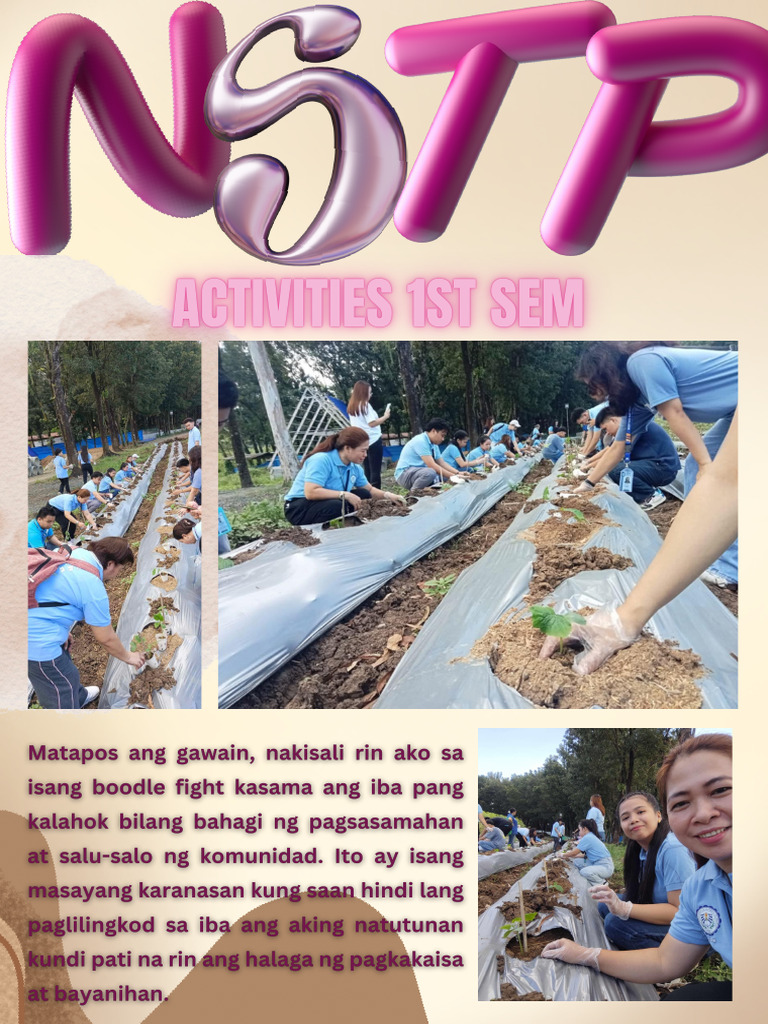 NSTP Activities 1st Sem | PDF