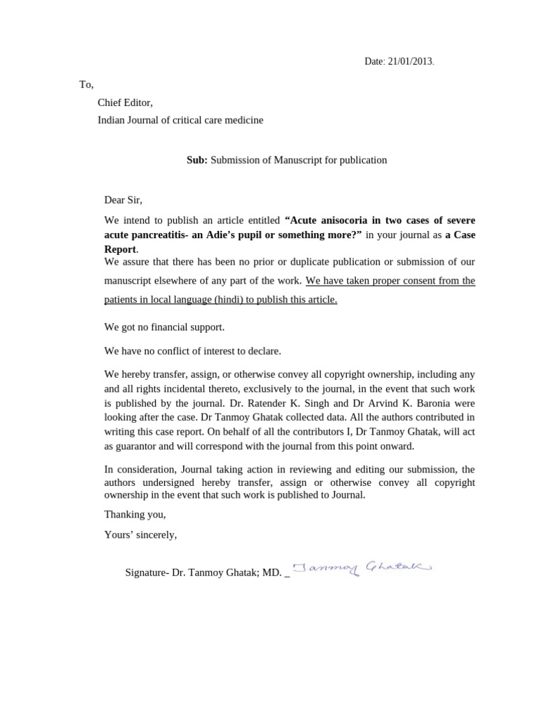 Letter First Page | PDF