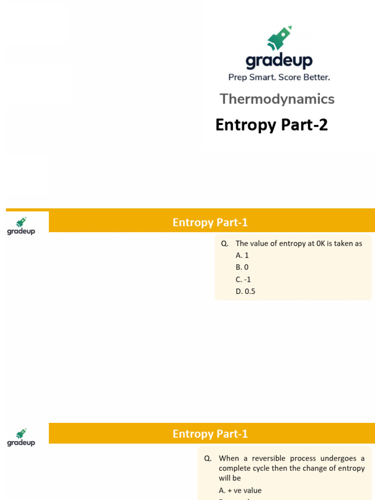 Understanding Entropy in Thermodynamics | PDF | Entropy | Heat