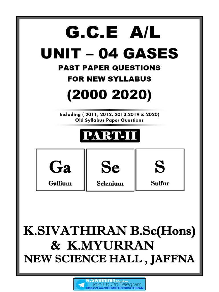 Sivath & Mayu Unit 4 Gases Part 2 | PDF