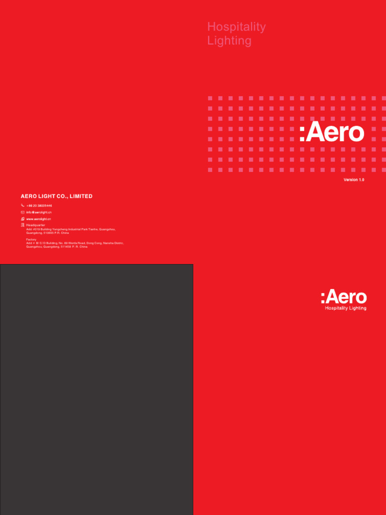 Aero Lighting Catalogue Overview | PDF | Electrical Engineering | Lighting