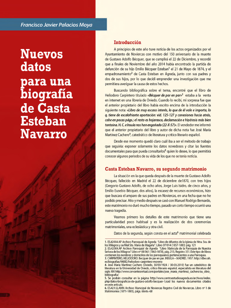 Nuevos Datos para Una Biografia de Casta | PDF