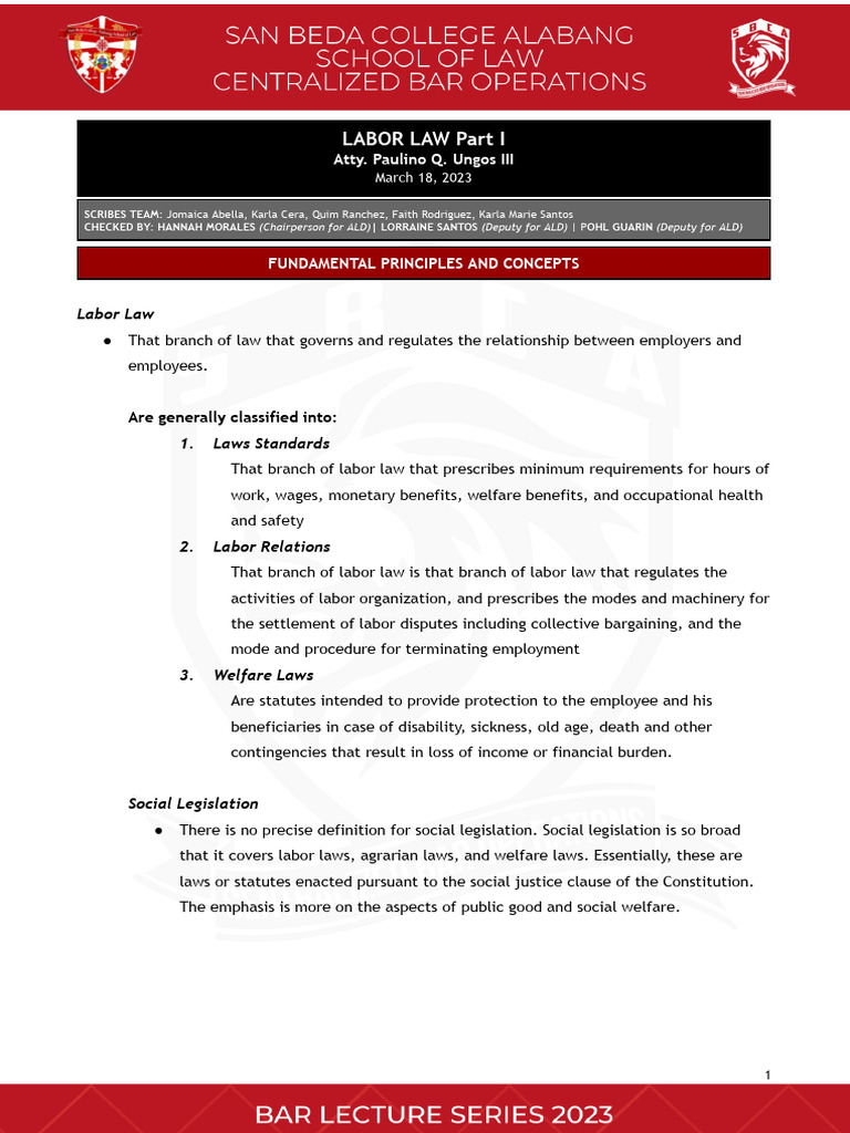 Due Process in Labor Law Overview | PDF | Employment | Labour Law