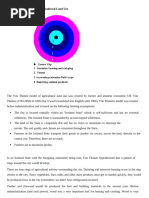 AP Human Geography: Von Thunen Model | PDF | Agriculture | Farms