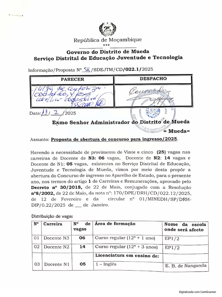 Concurso Ingresso 2025 - 101437 | PDF