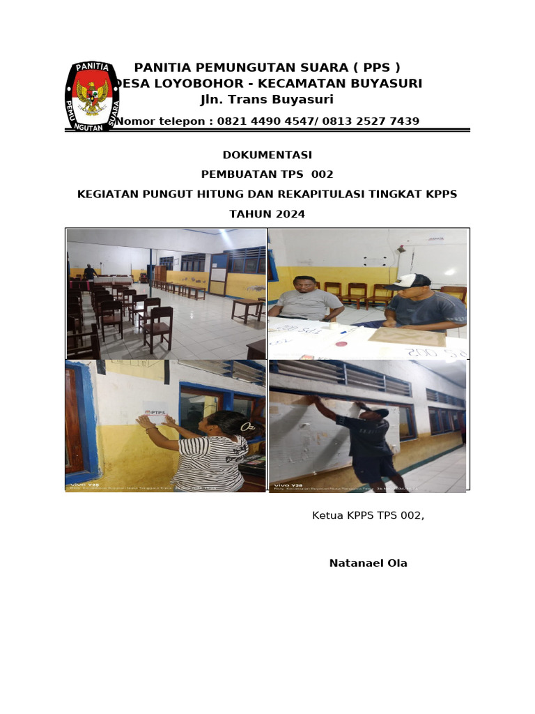 DOKUMENTASI PEMBUATAN TPS | PDF