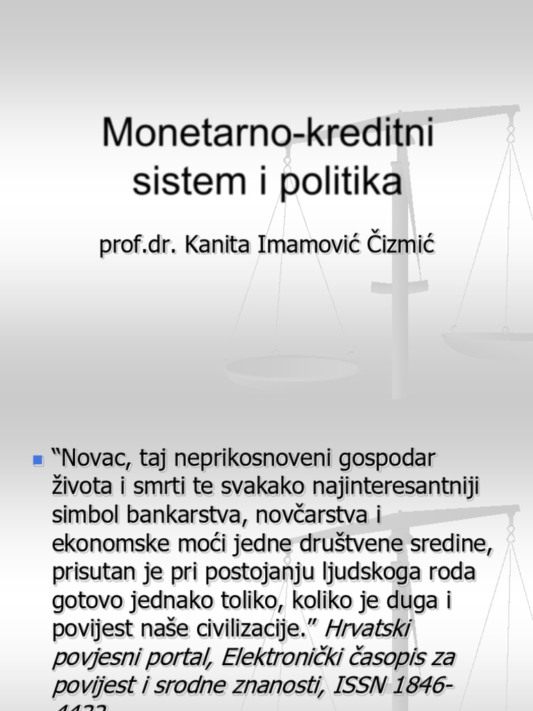 11.monetarno Kreditna Politika .2019 | PDF