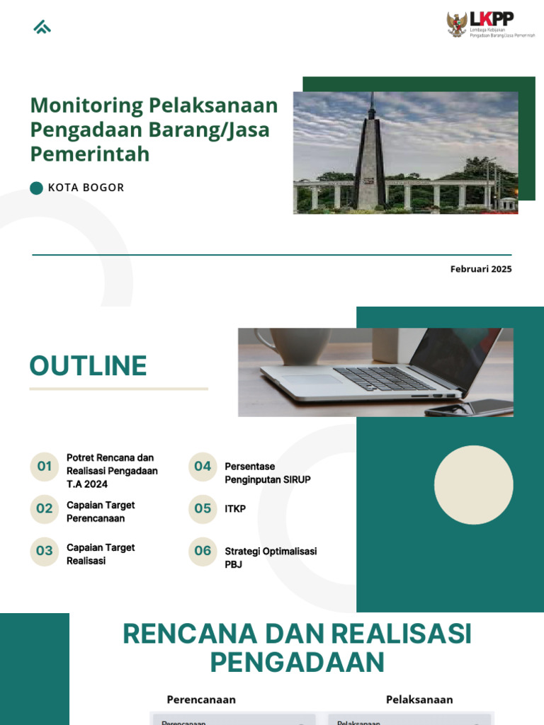 Monitoring Pengadaan Kota Bogor 2025 | PDF