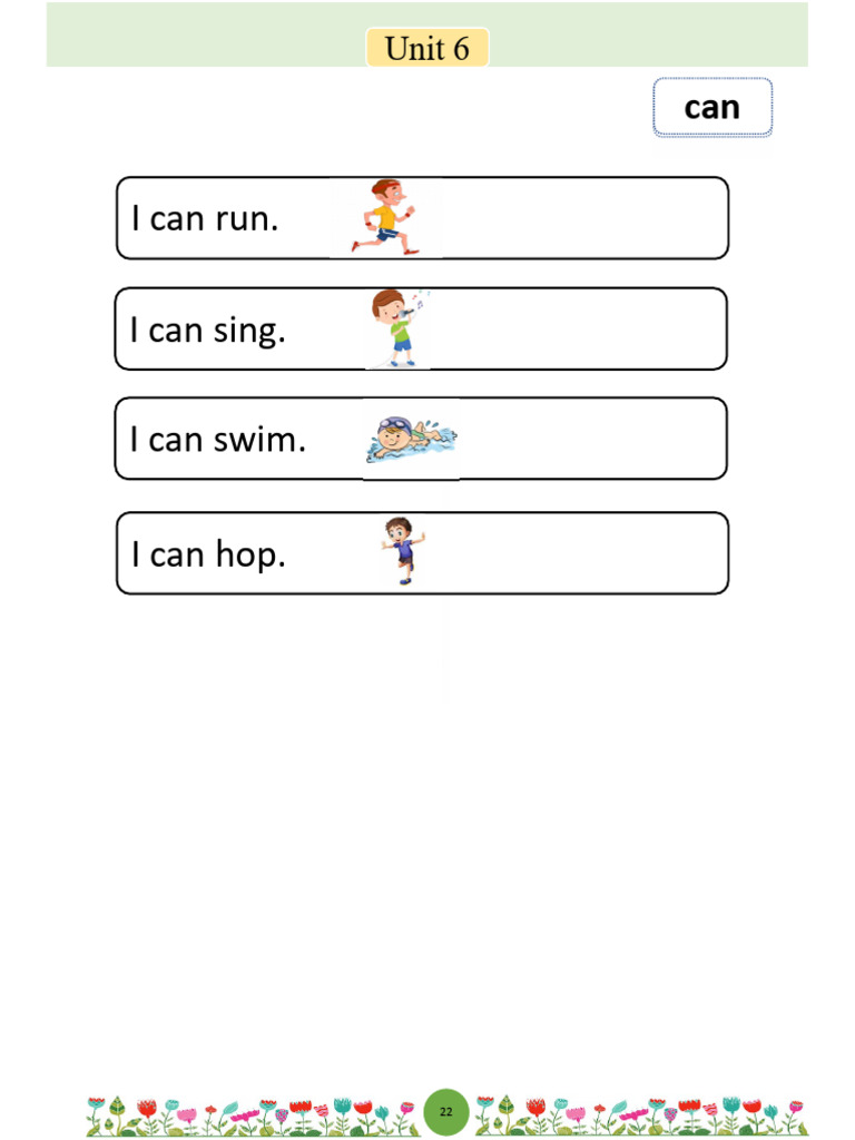 Tập đọc Unit 6-10 | PDF