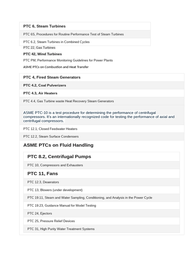 PTC CODE For Performance Test | PDF