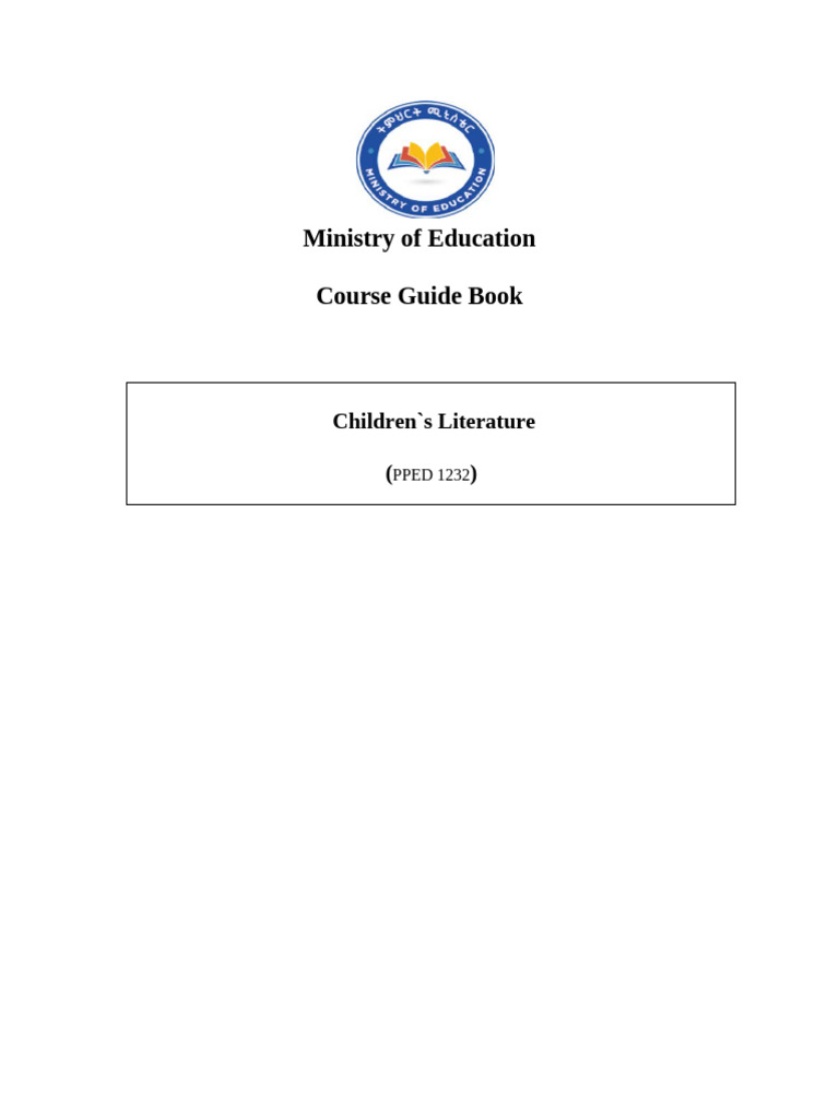 Children's Literature Course Guide | PDF | Children's Literature ...