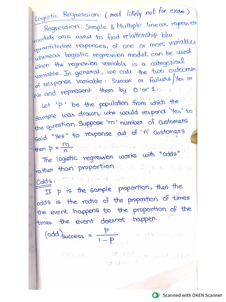 Logistic Regression | PDF