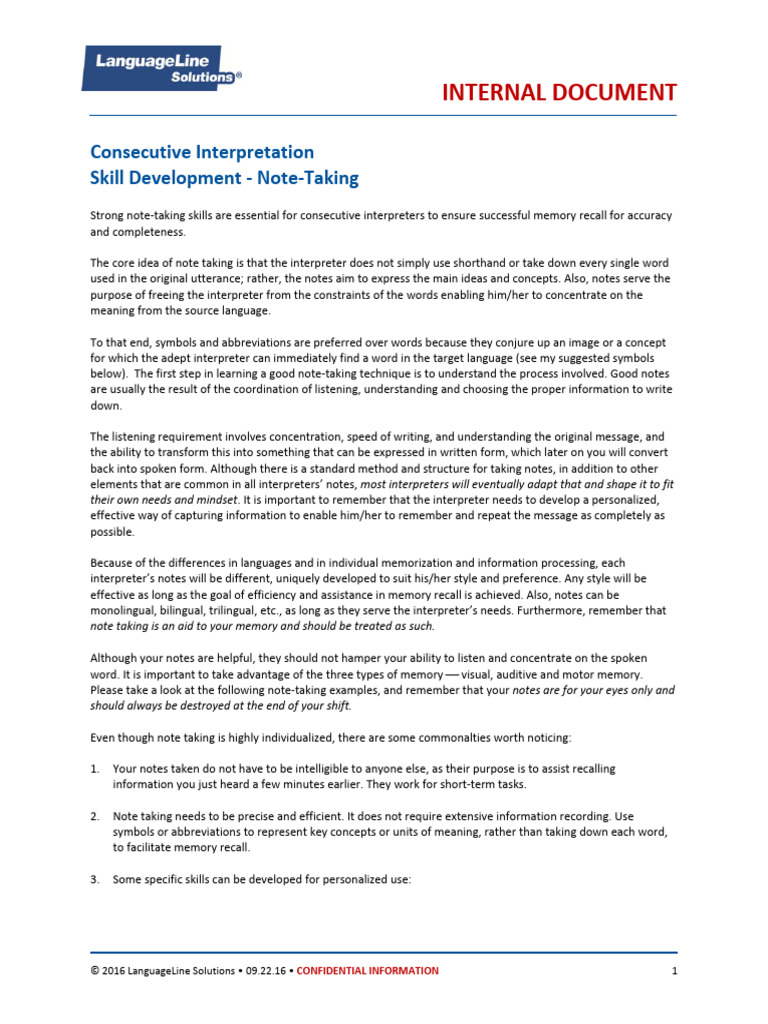 Nggggote Taking Tips | PDF | Language Interpretation | Memory