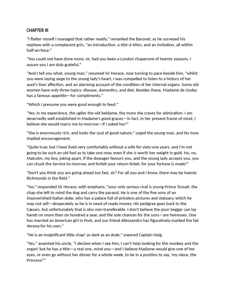 Aristocratic Matchmaking | PDF