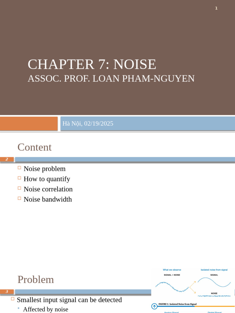 Chapter 7_Noise | PDF | Mosfet | Spectral Density