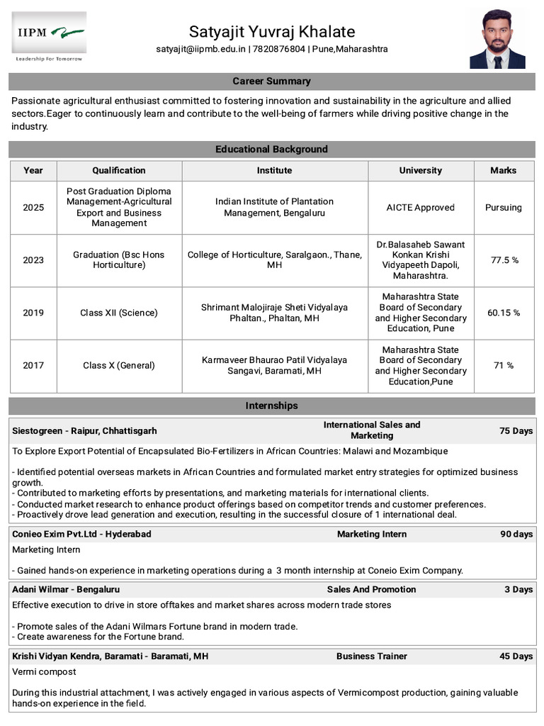 Satyajit Yuvraj Khalate | PDF