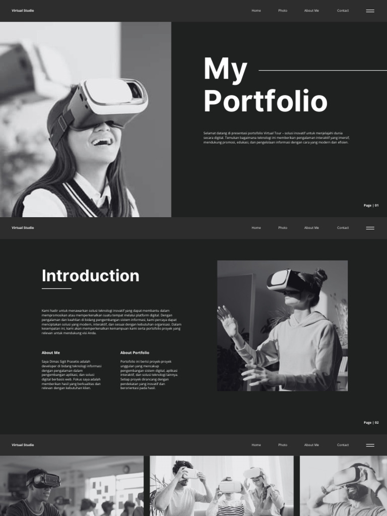 Portofolio Virtual Tour Dimas | PDF