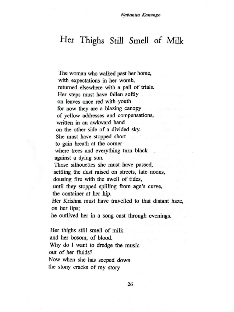 Her Thighs Still Smell of Milk | PDF