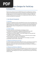 IAM Solution Design For TechCorp Enterprises | PDF | Access Control | Cloud Computing