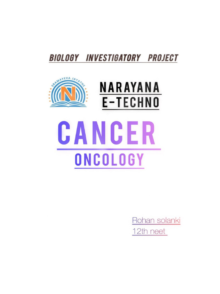 Rohan Biology Project | PDF