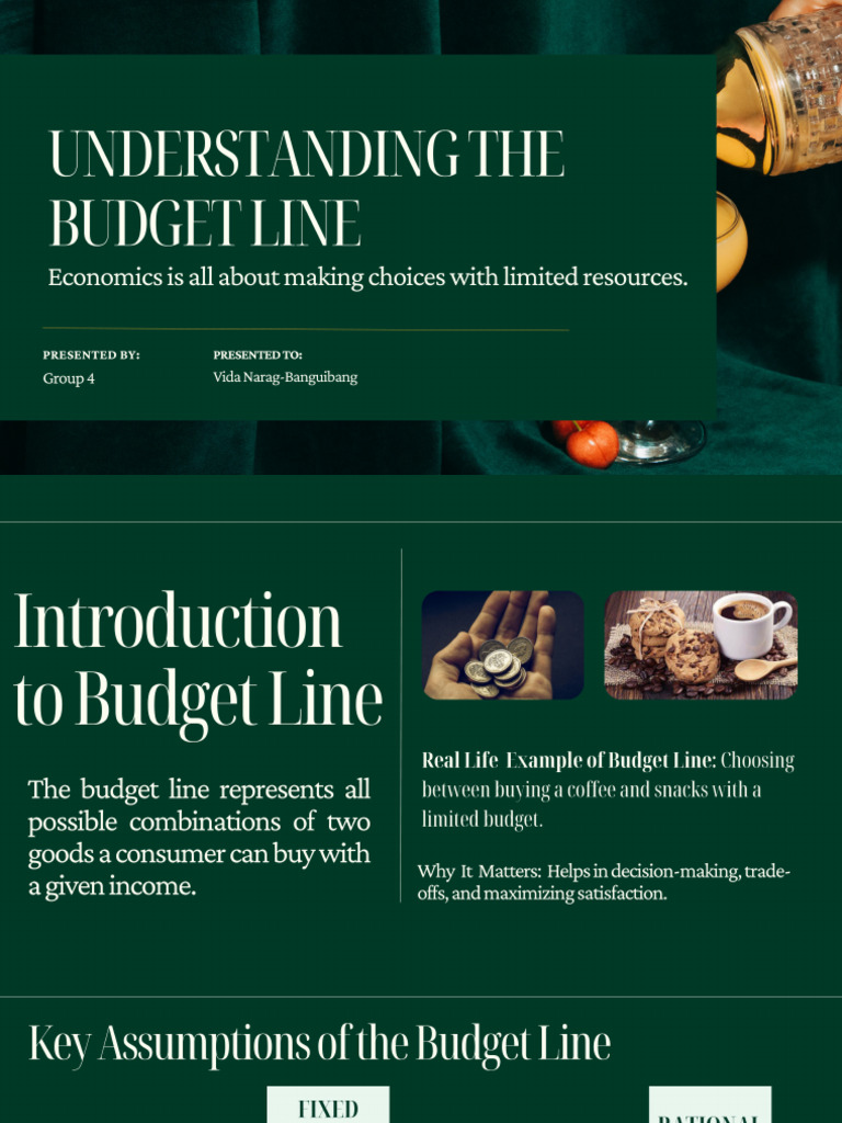 Understanding The Budget Line | PDF