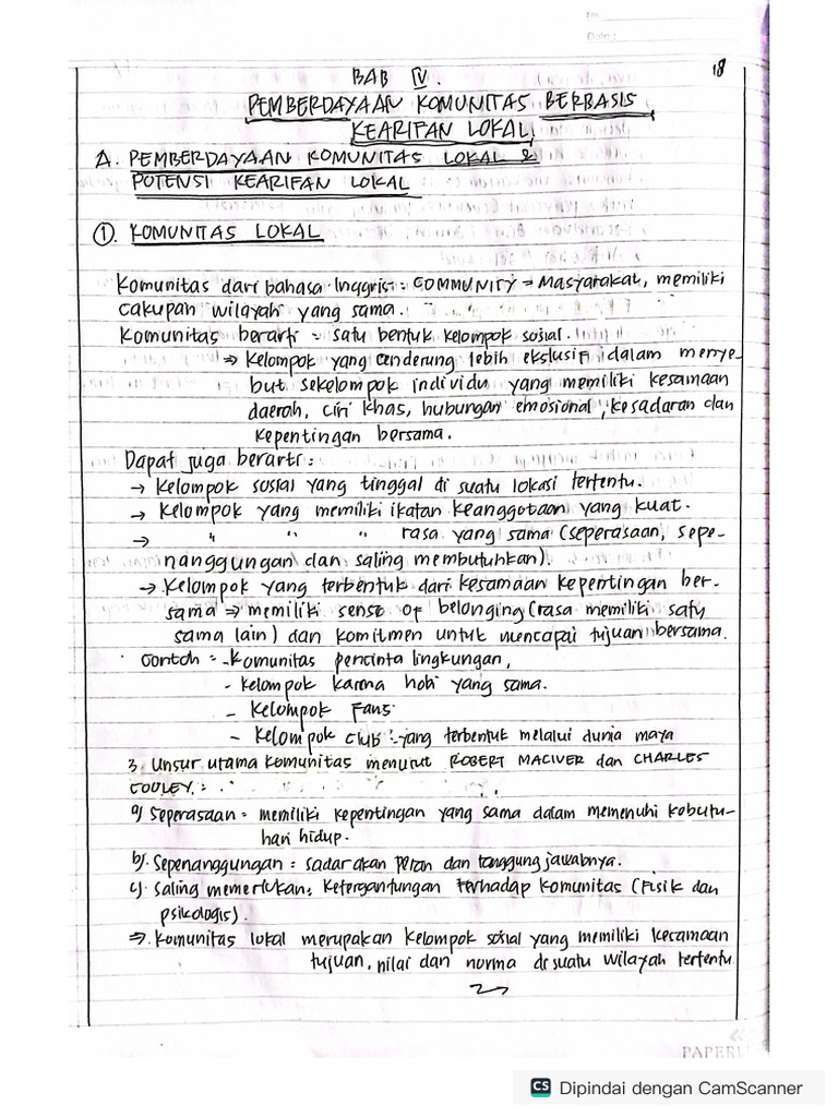 Pemberdayaan komn berbasis kearifan lokal | PDF