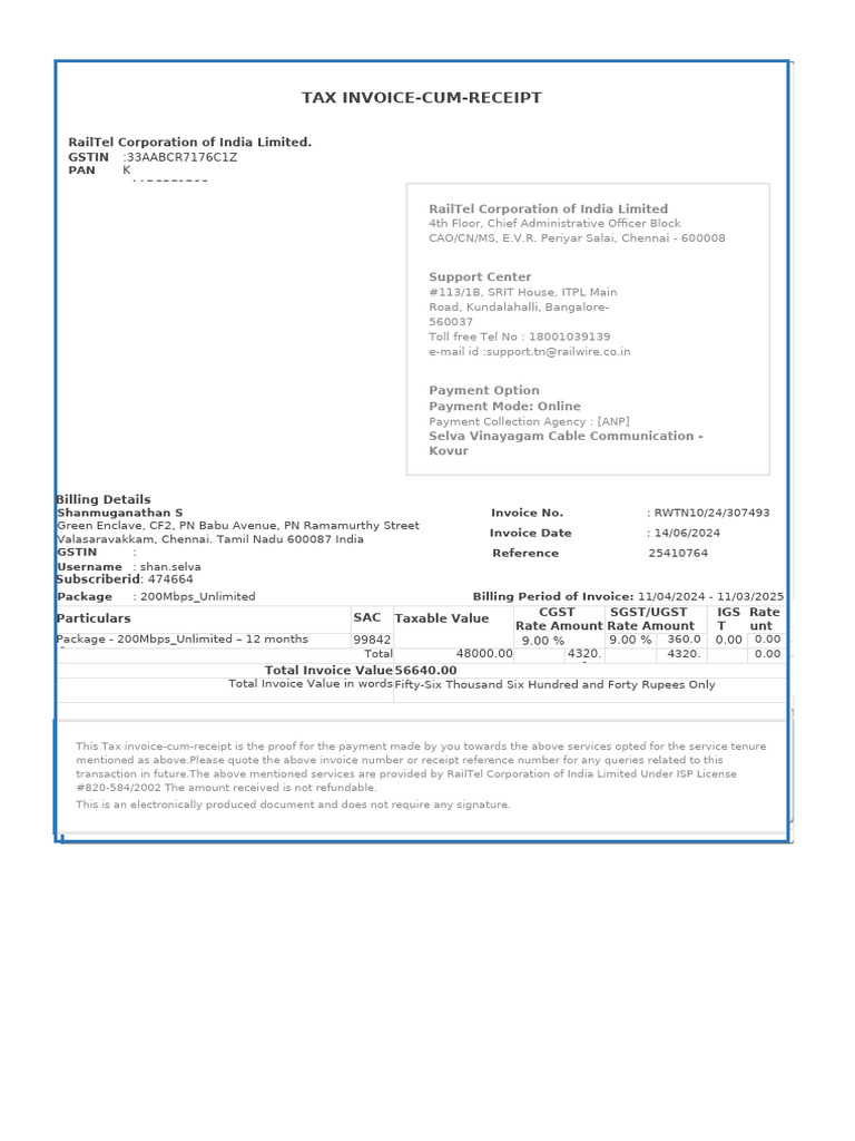 RailTel | PDF | Money | Government Finances