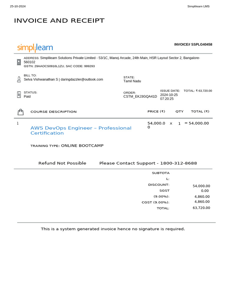 Simplilearn LMS | PDF | Business Documents | Business
