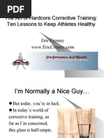 FMS Corrective Exercises | PDF | Human Leg | Anatomical Terms Of Motion