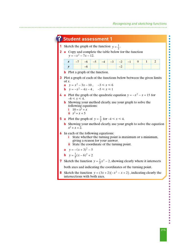 Cambridge IGCSE Mathematics Core and Extended1 | PDF | Function ...