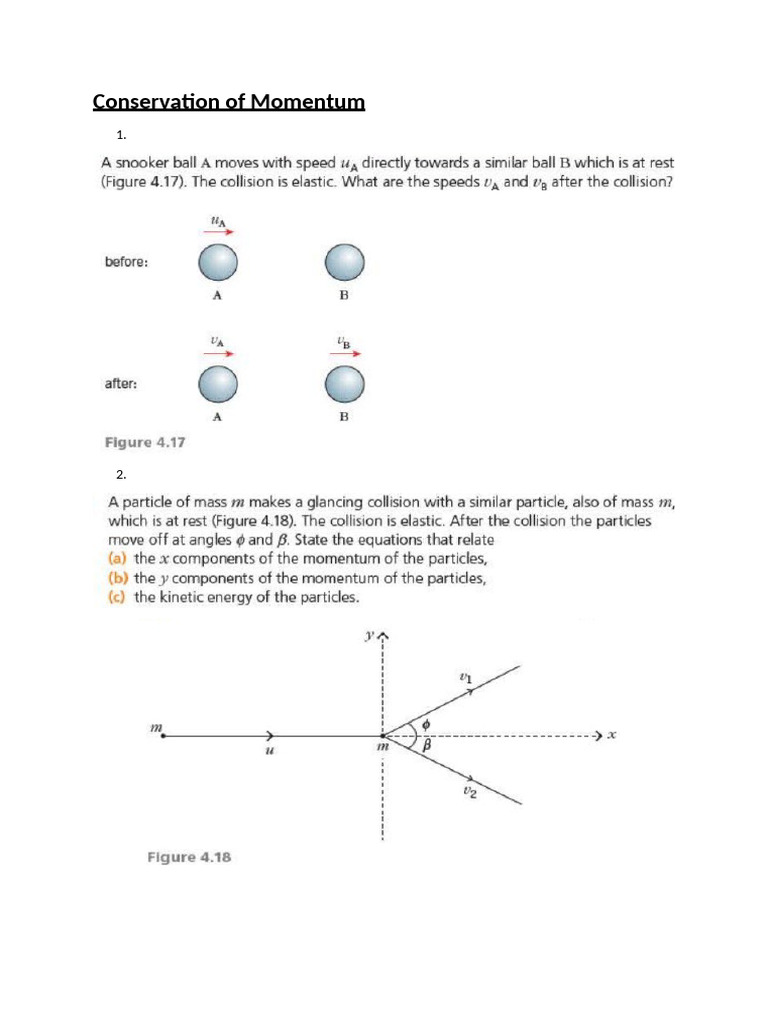 Conservation of Momentum | PDF