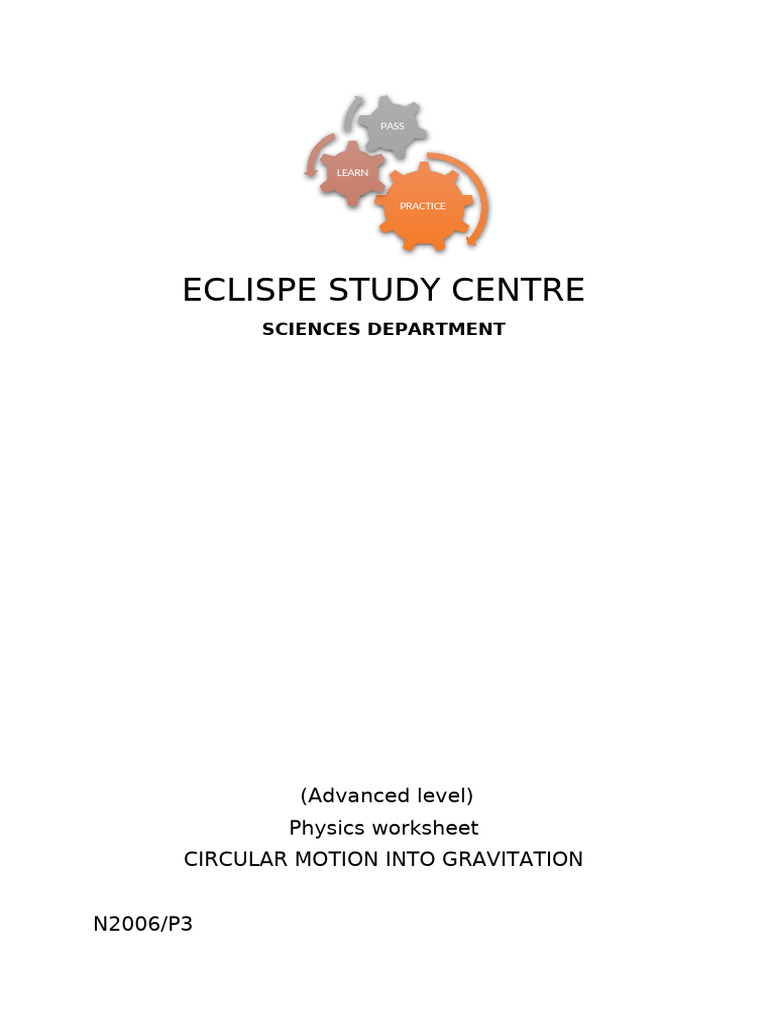 Circular Motion Into Gravitation | PDF