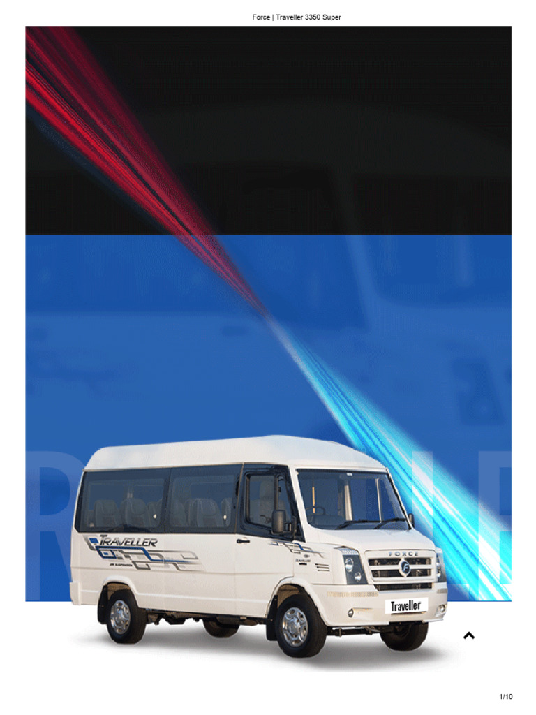 Force Traveller 3350 Super Overview | PDF | Semi Trailer Truck | Manual ...