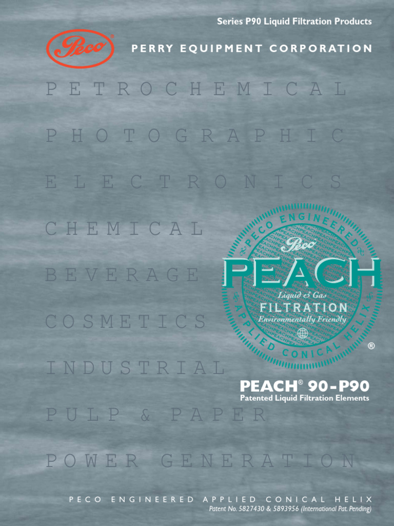 Peach P90 | PDF | Filtration | Water