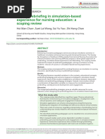 Debrief Diamond: Structured Simulation Guide | PDF | Simulation | Learning