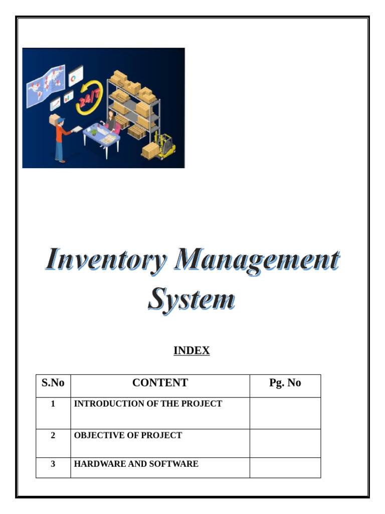 Inventory Management System (1)-1 | PDF | Databases | Inventory