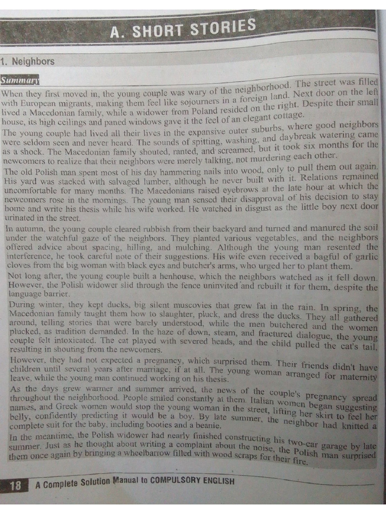 Class 12 English Summary | PDF