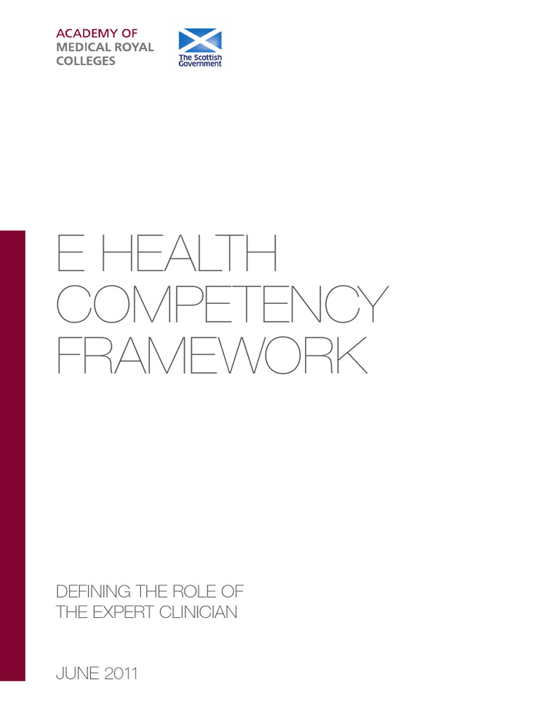 EHealth Competancy Framework | PDF | Health Care | Health Informatics