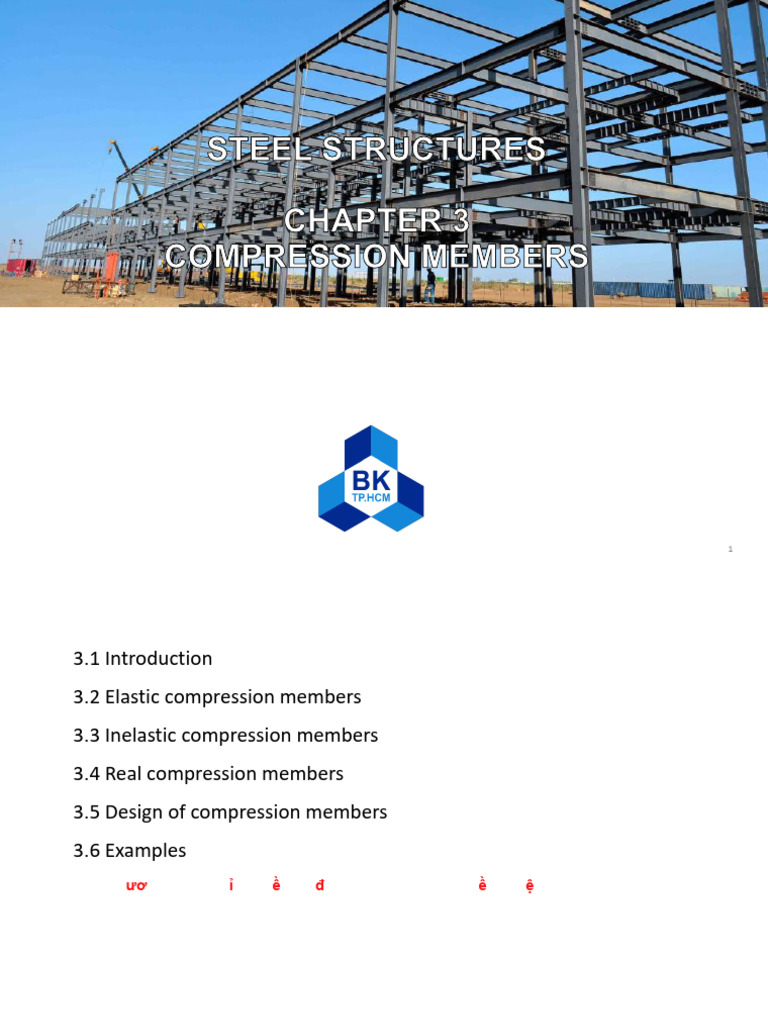 Compression Members in Steel Structures | PDF | Buckling | Deformation (Engineering)
