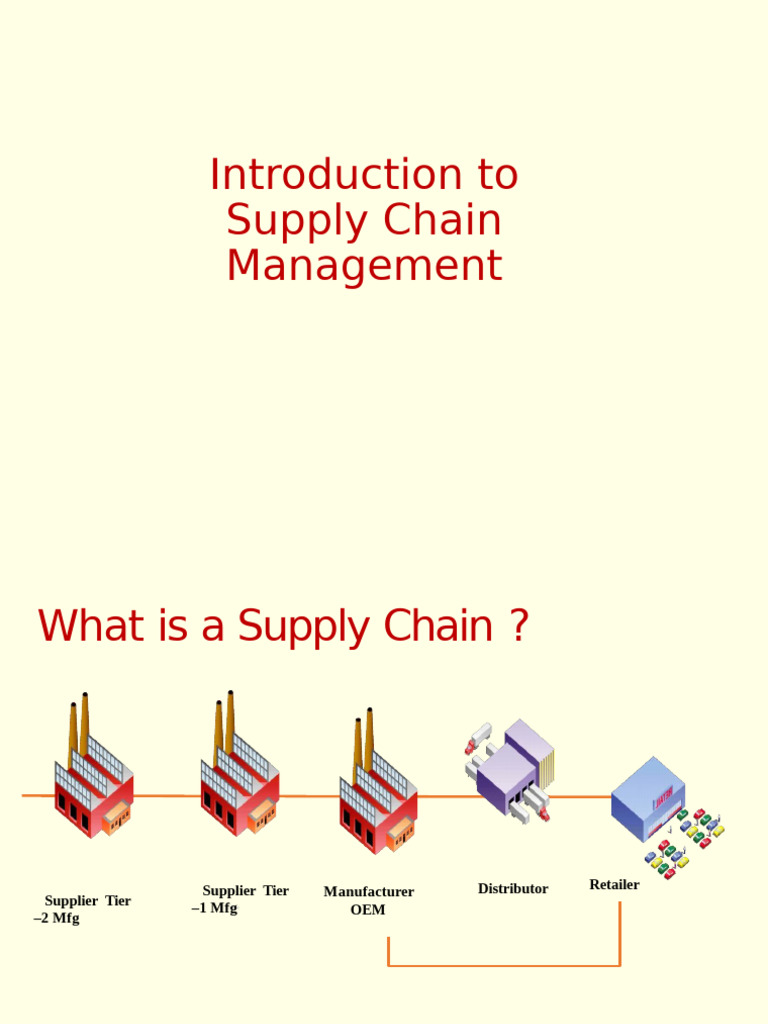 SCM Fundamentals | PDF | Supply Chain Management | Supply Chain